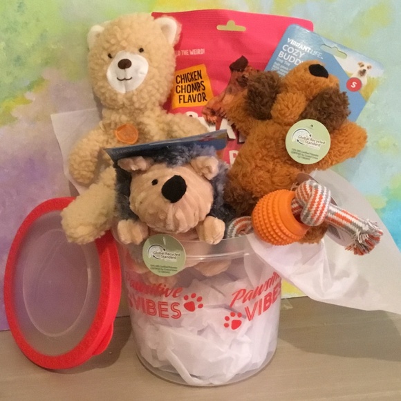 Dog | Fun Bucket For A Small Dog Light Chewer | Poshmark